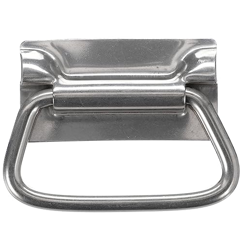 Component Hardware 4" Stainless Steel Heavy Duty Straight Back Drop Handle