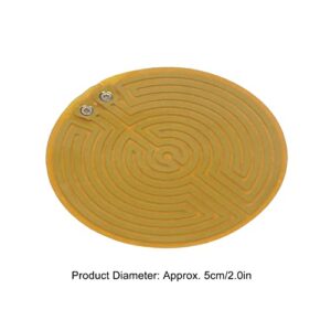 QANYEGN 10pcs Metal Material Heating Cup Pad, USB Warmer Mat, Round Warmer Plate for Cold Winter.