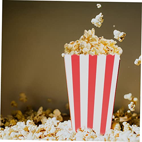 48pcs Popcorn Popcorn Box Cardboard Food Containers Mini Gift Boxes Candy Container Gofts Snack Cups Popcorn Bucket Popcorn Containers Movie Night Party Popcorn Box Snack Box