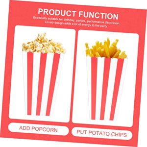 48pcs Popcorn Popcorn Box Cardboard Food Containers Mini Gift Boxes Candy Container Gofts Snack Cups Popcorn Bucket Popcorn Containers Movie Night Party Popcorn Box Snack Box