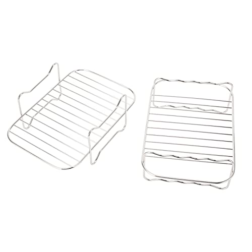 Fryer Rack, Fryer Metal Rack Non Stick Coating for Kitchen