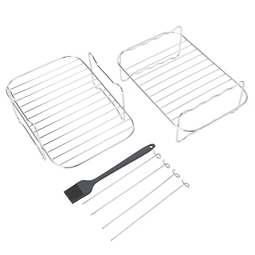 Fryer Rack, Fryer Metal Rack Non Stick Coating for Kitchen