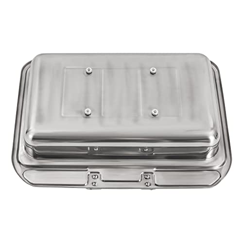 Single Pan Food Warmer, Food Warmers for Parties Buffets Electric, 9L Adjustable Temp Stainless Steel Buffet Server and Warming Tray