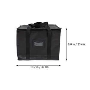 Luxshiny 2pcs Insulated Food Delivery Bag Reusable Grocery Bags Thermal Insulation Bag Refrigeration Bag Portable Take-out Food Carrier for Hot Cold Food Delivery