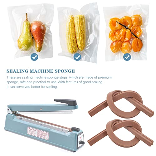 Sealer Replacement Elements 2pcs Sealer Sponge Sealing Machine Repair Parts Hand Part Sealer Sponge Strips