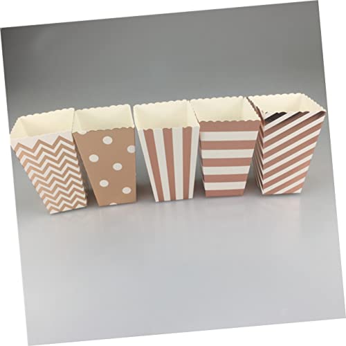 jojofuny 12pcs Popcorn Boxes Mini Treat Boxes Popcorn Container Disposable Containers Snack Box Snack Boxes Mini Popcorn Boxes Popcorn Holder Bags Party Popcorn Containers Carton Gift Box