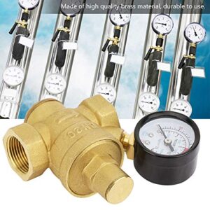 Home Water Pressure Regulator 3 4 Water Pressure Regulator for Home Brass Dn20 Adjustable Brass Water Pressure Regulator with Gauge Meter