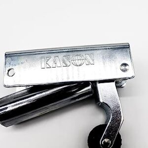 Kason 1092 Polished Chrome Hydraulic Door Closer, 7/8" to 1 5/8" Offset, and Hardware KIT