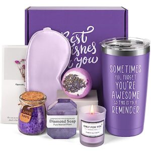 jekeno birthday gifts for women girls - christmas halloween gifts for her spa presents for mom wife sister bestie friends girlfriend teacher nurse relaxing spa basket box gift set female mug tumbler