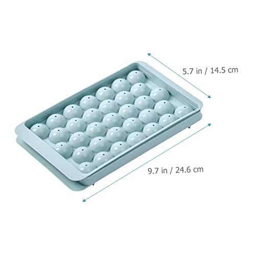 iplusmile 3pcs 33 Ice Molded Ice Box Silicone Ice Trays Plastic Pallets Sphere Ice Molds Wave Ice Making Silicone Andy Molds Silicone Chocolate Molds Pp Blue Ice Cube Tray Mold Ice Cube Mold