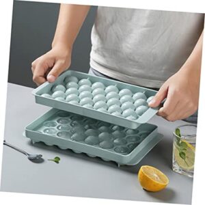 iplusmile 3pcs 33 Ice Molded Ice Box Silicone Ice Trays Plastic Pallets Sphere Ice Molds Wave Ice Making Silicone Andy Molds Silicone Chocolate Molds Pp Blue Ice Cube Tray Mold Ice Cube Mold