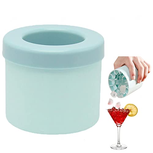 Ice Cube Moulds,3d Cylindrical Ice Cube Moulds,portable Ice Cube Moulds With Lid Make 60 Ice Cubes Press-type Easy to Release