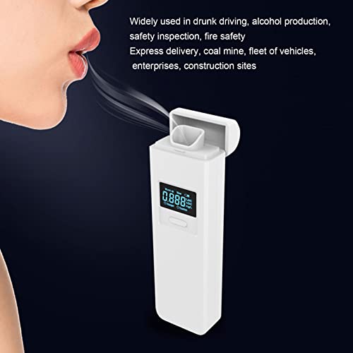 Alcohol Breath Tester, Accurate Portable Alcohol Breath Tester Non Contact Blowing DC2V‑3.3V Versatile Purifying Impurities Professional for Home Party