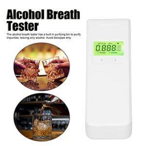 Alcohol Breath Tester, Accurate Portable Alcohol Breath Tester Non Contact Blowing DC2V‑3.3V Versatile Purifying Impurities Professional for Home Party