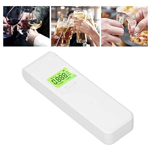 Alcohol Breath Tester, Accurate Portable Alcohol Breath Tester Non Contact Blowing DC2V‑3.3V Versatile Purifying Impurities Professional for Home Party