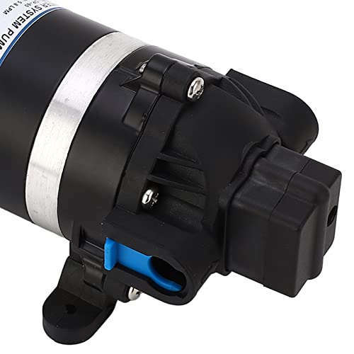 Tgoon High Pressure Diaphragm Water Pump, 9.8ft Head DC12V Copper Motor Leak Free 80psi Self Priming Pump for Boat Marine