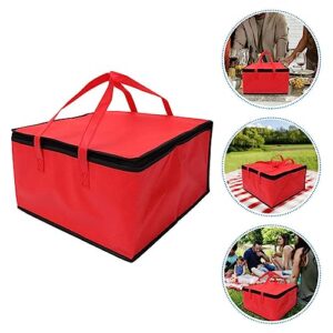 Thermal Food Bag Insulated Food Delivery Bag Insulated Pizza Delivery Bags Grocery Shopping Bags Thermal Tote Cooler Keep Food Warm Catering Bags for Seafood Cake Hot Food