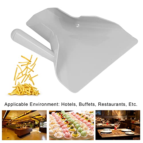 LIZEALUCKY French Fries Shovel Fry Bagger Scoop Plastic Chips Handle Food Scoopfor Bagger French Fries, Snacks, Desserts, Ice, Dry Goods