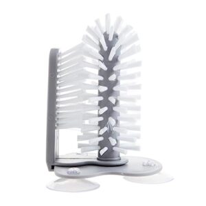 mednkoku glass washer with suction base standing double sided bristle cleaner bottle cleaning brush cup washing brushes