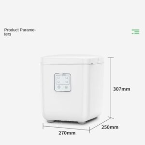 BybAgs ICES Small Dormitory Home Mini Student Automatic Round Ice Block Makinghine/a/250X307Mm