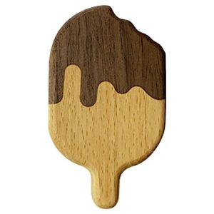 ice cream wooden bottle opener freezer magnet with wax as