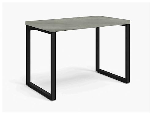 Steel Square Table OLegs - 28.5”High x 24”Wide with Cross Bar, Create The Perfect workspace or Interior Design Addition with a Pair of Contemporary Square Profile Table Legs That Instantly Standout.