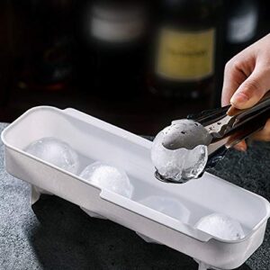 Ice Cube Trays ， Tray Balls, Ice Moulds Ice Cube Maker Plastic Ice Tray Ice Ball Mould Long Ice Cube Tray Plastic Ice Cube Tray Ice Cube Trays Large Plastic Ice Cube Trays White,A (Color : White, Si