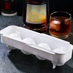 Ice Cube Trays ， Tray Balls, Ice Moulds Ice Cube Maker Plastic Ice Tray Ice Ball Mould Long Ice Cube Tray Plastic Ice Cube Tray Ice Cube Trays Large Plastic Ice Cube Trays White,A (Color : White, Si