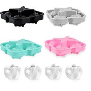 Ice Cube Trays ， Tray Balls, Ice Cube Mould Ice Trays Long Ice Cube Tray Ice Cube Trays Large Silicone Ice Tray Silicone Ice Cube Tray Ice Ball Mould Silicone Ice Cube Trays Gray,One Size (Color : Gr