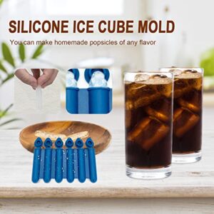 Ice Cube Bar Mold, Silicone Beer Can Ice Cubes,Food Safe Silicone Mold For Ice Ball Maker, Easy Fill And Release Ice Chilling Mould For Whiskey Cocktail Bourbon Iced Beverage Drink Can Qmisify