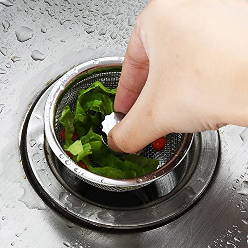 Steel Garbage -clogging Stainless Sewer Sink Sink 2PCS For Vegetable Filter Kitchen Filter Stainless Sink Washing Steel Filter Kitchen，Dining & Bar Sink Sieve