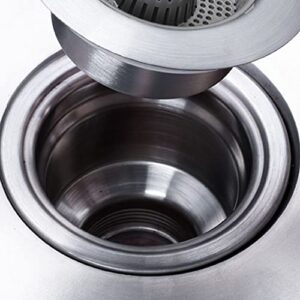 Stainless Steel Sink Strainer, Kitchen Multi Hole Mesh Sink Filter Stopper, Sink Accessories