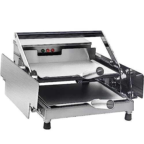 750/2000W Electric Hamburger Bun Heat-Up Machine, Automatic Hamburger Toaster, Hamburger Heating Machine with Non-Stick Pan (Size : Large)