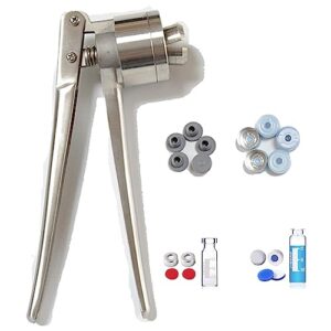 upikit 13mm/15mm/20mm spray bottle capping machine,medical/hand held capping machine,stainless steel,flip off caps hand sealing machine,15mm-aluminumplastic