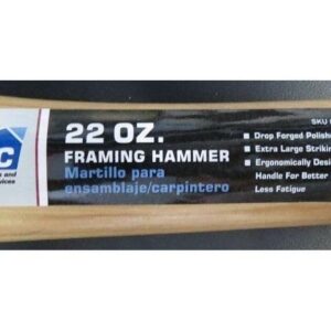 F236120 Deluxe present 22oz. Grade Framing Hammer Waffle SIJL61019A