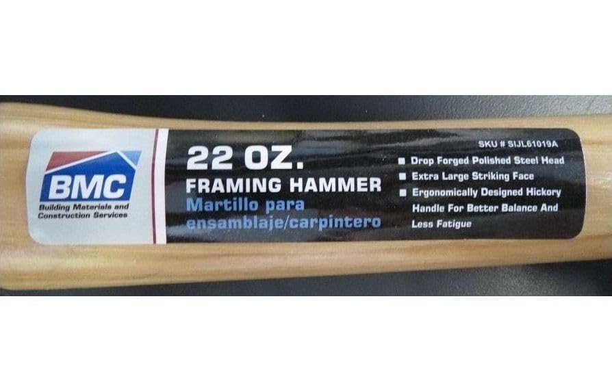 F236120 Deluxe present 22oz. Grade Framing Hammer Waffle SIJL61019A