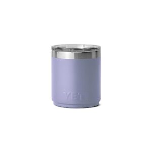 YETI Rambler 10 oz Stackable Lowball 2.0, Vacuum Insulated, Stainless Steel with MagSlider Lid, Cosmic Lilac