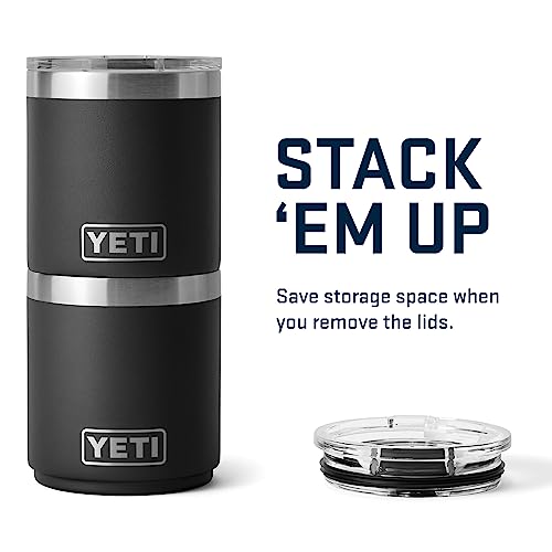 YETI Rambler 10 oz Stackable Lowball 2.0, Vacuum Insulated, Stainless Steel with MagSlider Lid, Cosmic Lilac