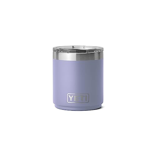 YETI Rambler 10 oz Stackable Lowball 2.0, Vacuum Insulated, Stainless Steel with MagSlider Lid, Cosmic Lilac