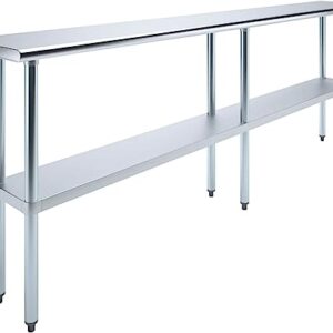 Commercial Stainless Steel Food Prep Work Table 14”x96”