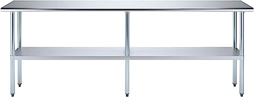 Commercial Stainless Steel Food Prep Work Table 14”x96”