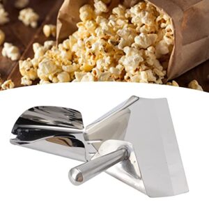 Udavivi French Fries Shovel,Rustproof Stainless Steel French Fries Shovel for Cinemas and Buffets (Food Scoop)