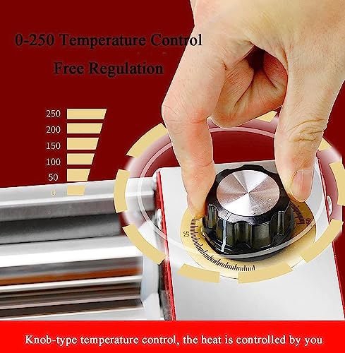 hotdog roller grill Stainless Steel Hot Dog Roller Machine, Commercial Sausage Grill Cooker Machine, 0-250 Temperature Control, With Oil Pan, Commercial and Household Hot Dog Machine (Size : 3 Tubes