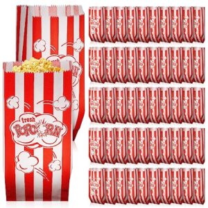 popcorn bag paper popcorn bags - 200 pieces pop corner bags individual servings for popcorn machine party movie nights theater accessories small popcorn bags