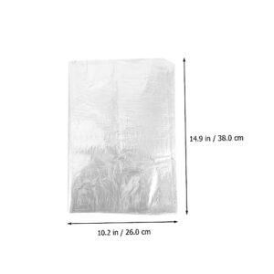 ULTECHNOVO 100 Pcs Heat Shrink Plastic Bag PVC Shrink Flat Bags Heat Sealing Shrink Bags Small Gifts Shrink Wrap Bags Plastic Sealable Bags Clear Packing Bags Packing Shrinking Bags Shoe Bag