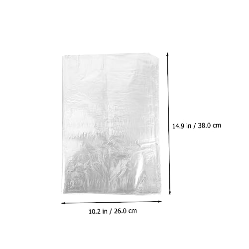 ULTECHNOVO 100 Pcs Heat Shrink Plastic Bag PVC Shrink Flat Bags Heat Sealing Shrink Bags Small Gifts Shrink Wrap Bags Plastic Sealable Bags Clear Packing Bags Packing Shrinking Bags Shoe Bag