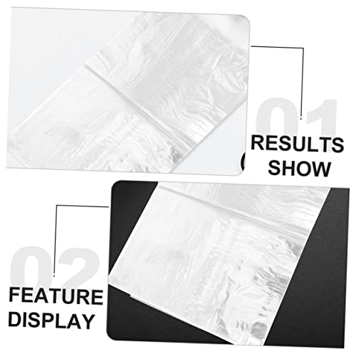 ULTECHNOVO 100 Pcs Heat Shrink Plastic Bag PVC Shrink Flat Bags Heat Sealing Shrink Bags Small Gifts Shrink Wrap Bags Plastic Sealable Bags Clear Packing Bags Packing Shrinking Bags Shoe Bag