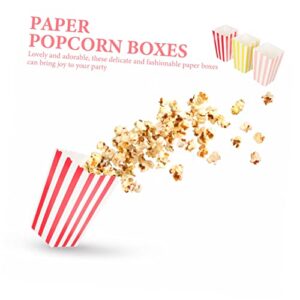 60pcs Popcorn Boxes Popcorn Box Green Decor Disposable Snack Containers Disposable Containers Popcorn Bowl Popcorn Container Popcorn Bucket Paper Party Snack Container Soft