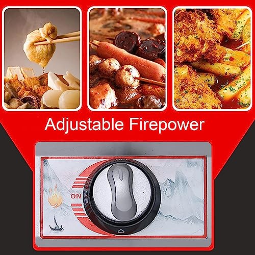 Commercial Gas Deep Fryer Countertop Stainless Steel Kitchen Frying Machine Removable Baskets & Lid, For Commercial Restaurant Countertop Family Food Cooking (Color : 10L+10L+2xFried Baskets)