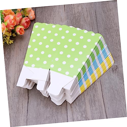 ULTECHNOVO 36pcs Popcorn Boxes Popcorn Cartons Popcorn Holder Popcorn Case Container Polka Dot Popcorn Boxes Popcorn Containers